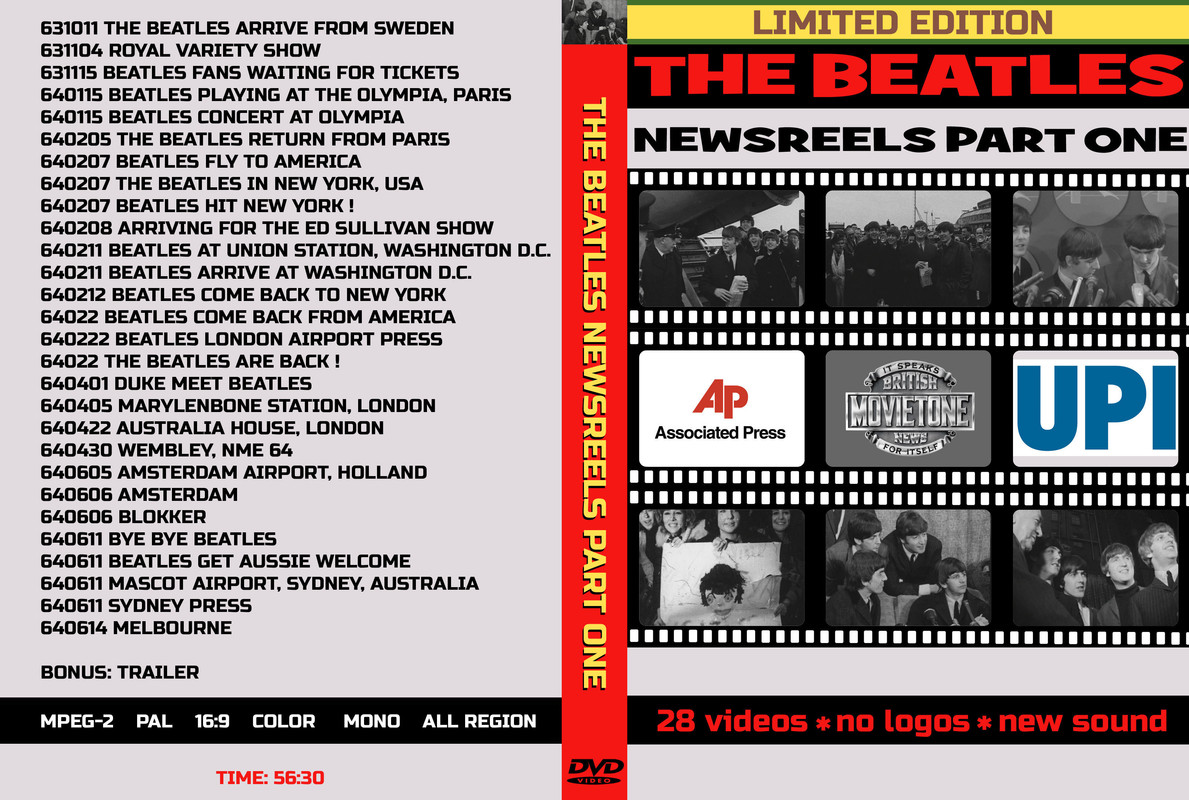 DVD Beatles Newsreels Part One copy — Postimages