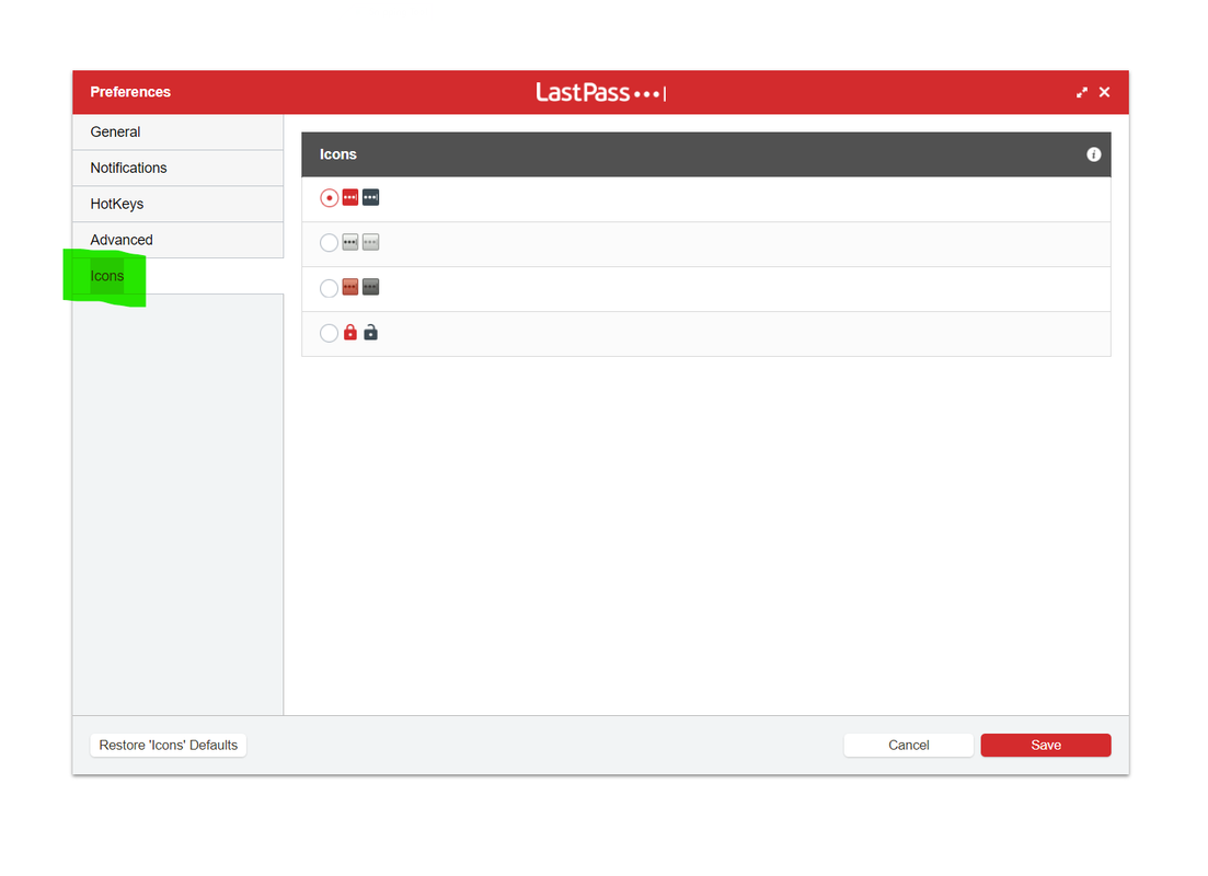 Better Icons - Can't reproduce : r/Lastpass