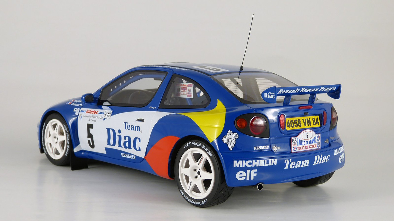 1:18 Otto Renault Megane Maxi Kit Car #5 Rally Tour De Corse 1996 P ...