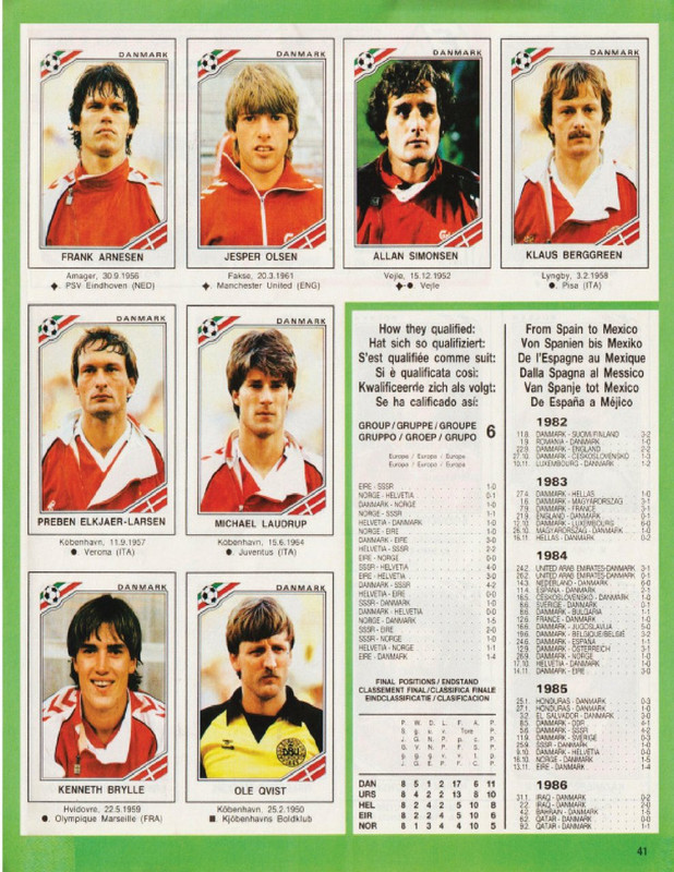 Album Panini Mexico 1986 43 — Postimages