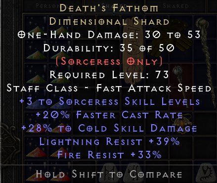 Wts Death's Fathom - Topic - d2jsp