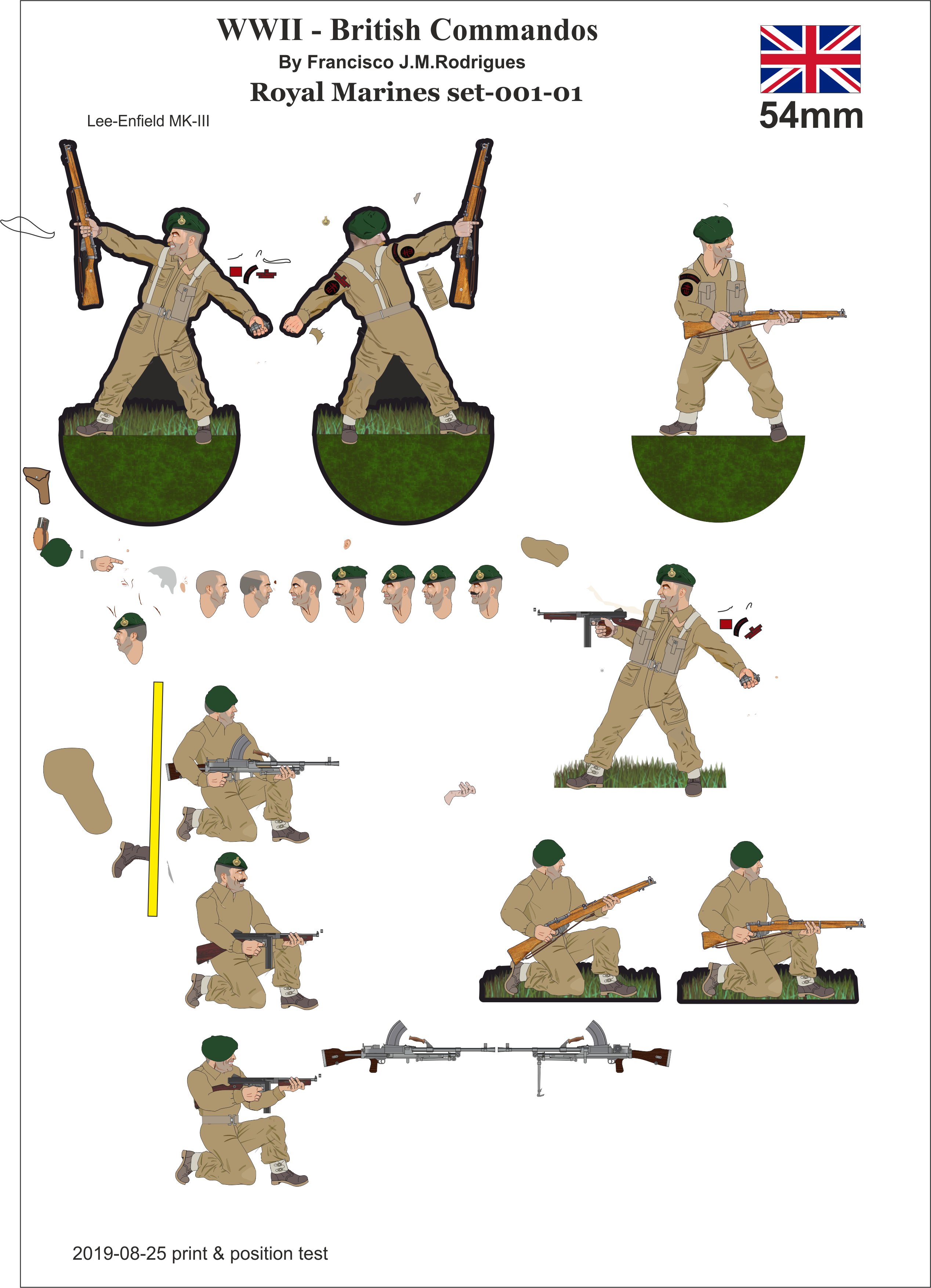 WW II BRITISH commandos print test02 — Postimages