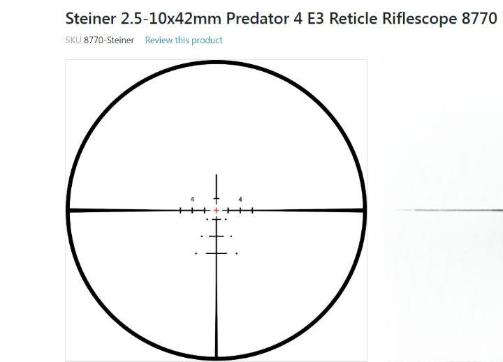 Steiner Predator 4 2.5-10x42 Top of the Line - 24hourcampfire