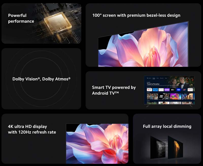Xiaomi TV Max 100: El Televisor Gigante de 100 Pulgadas