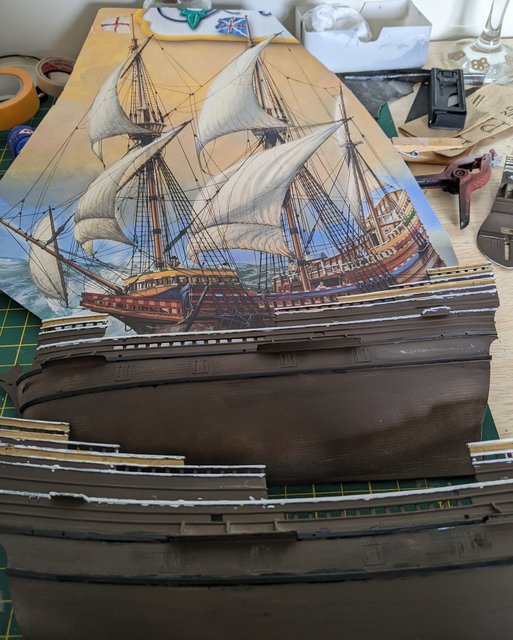 Mayflower- first issued 1966, in a curious 1:83 scale - Page 2 - Revell ...