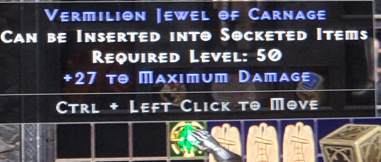 27 Max Damage Jewel , 15ias 20ed Jewel - Topic - d2jsp