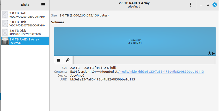 Problems during Raid 1 of NVMEs [SOLVED] - Linux Mint Forums