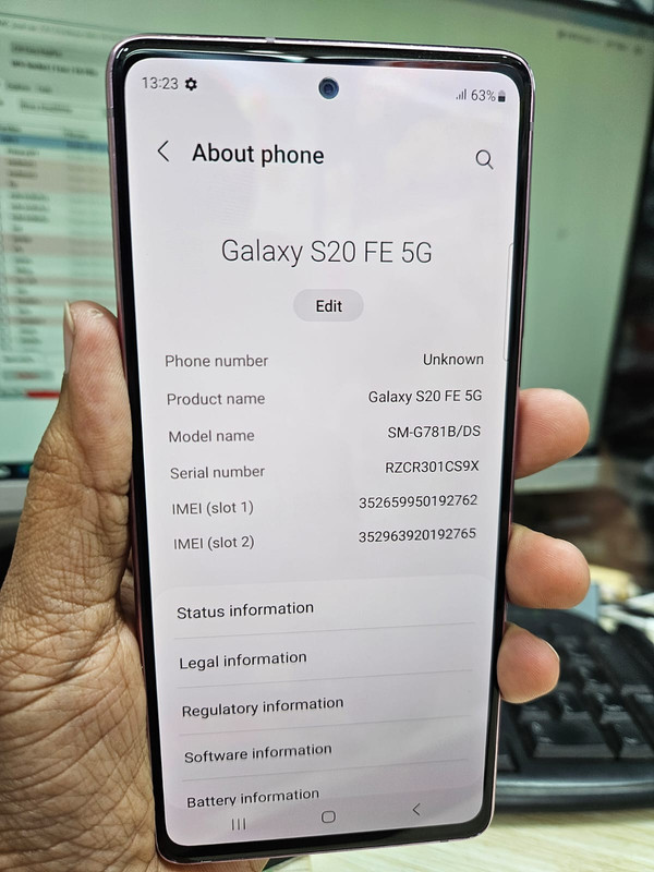 Samsung Galaxy S20 FE 5G SM-G781B FRP remove Done with isp - GSM-Forum