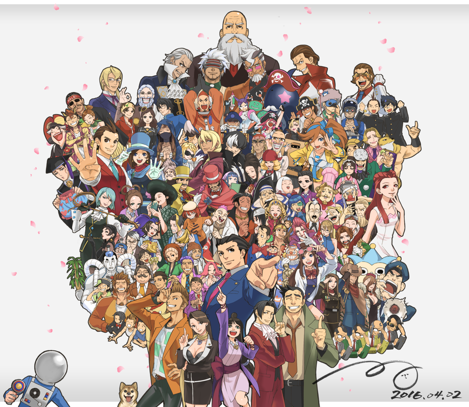 phoenix wright maya fey miles edgeworth franziska von karma apollo justice and 105 more ace ...