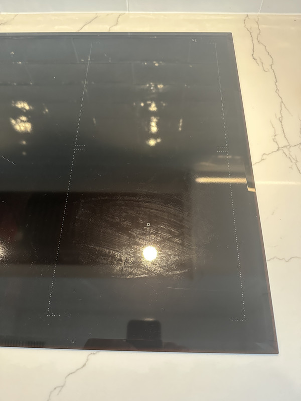 AEG induction cooktop - unmovable mark. - Kitchen appliances