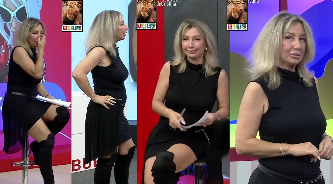 osofamosas - Cristina Camell,mini, piernas y botas negras "EL PROGRAMA ...
