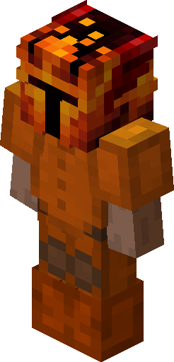 Fire in the void. Minecraft Skin