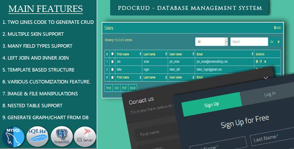 PDO Crud – Advanced PHP CRUD Application (Form Builder & Database ... PDO Crud – Advanced PHP CRUD Application (Form Builder & Database ...