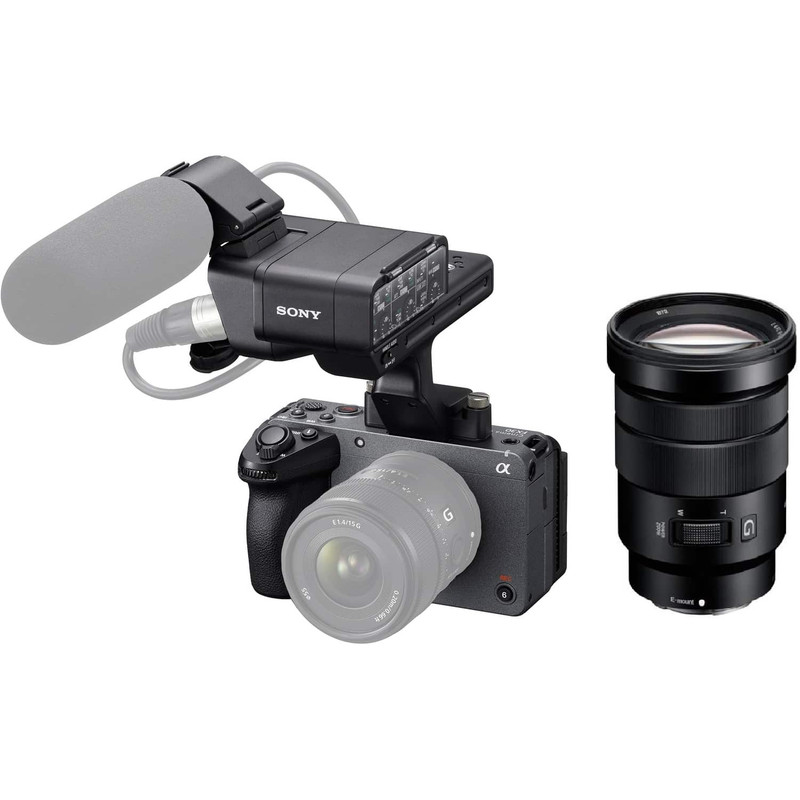 Sony FX30 FX 30 FX-30 Body Only with XLR Handle Lensa 18-105mm
