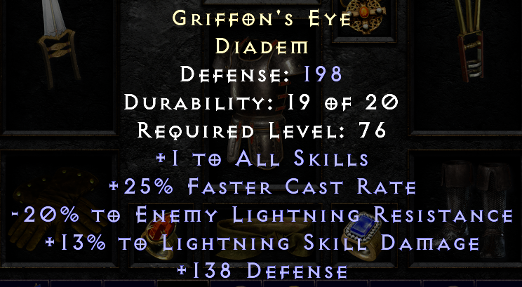Ft Very Nice Griffon -20 +13 - Topic - d2jsp