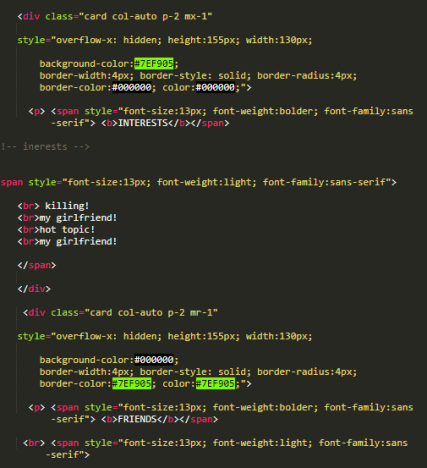 LF HTML Help - Broken Code on Toyhouse