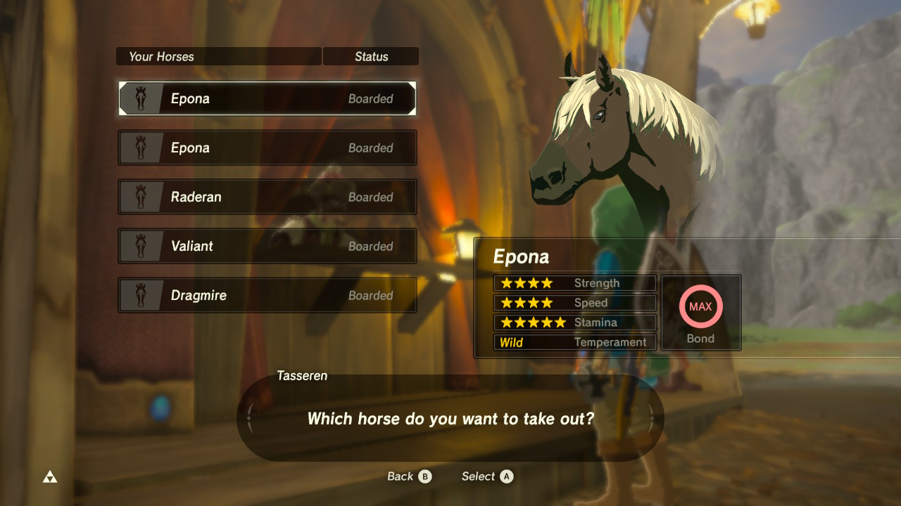 [BoTW]Show me your horse names! This is one of my favorite unimportant ...