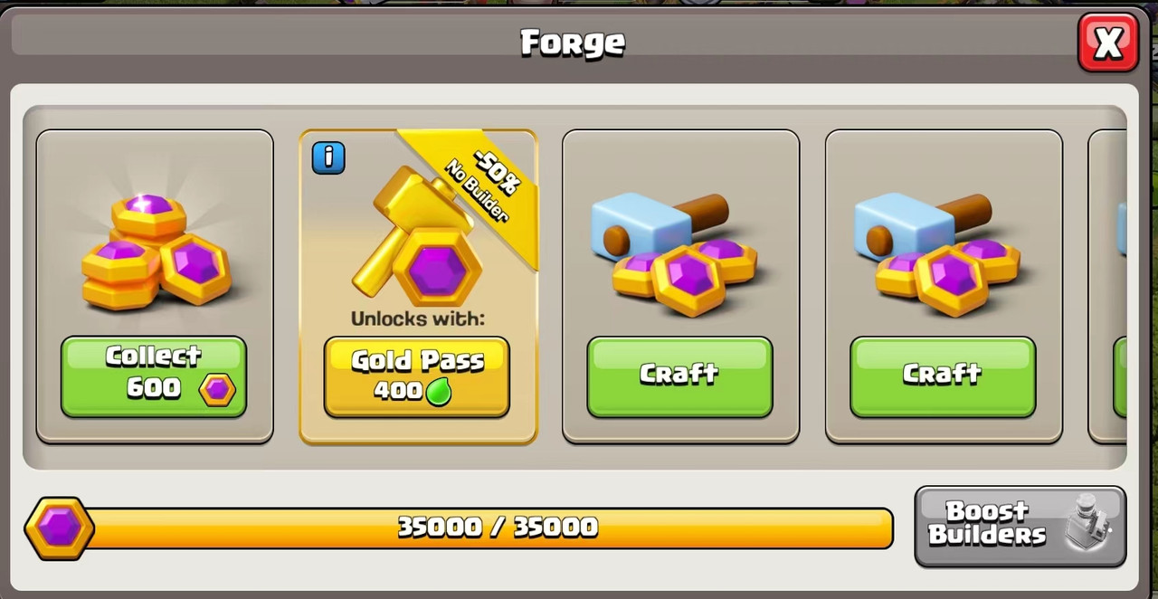 Buy 10 MILLION Clan Capital Gold Forge FAST DELIVERY from leaderCOC ...