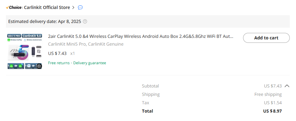 Carlin Kit mini5 Pro — Postimages