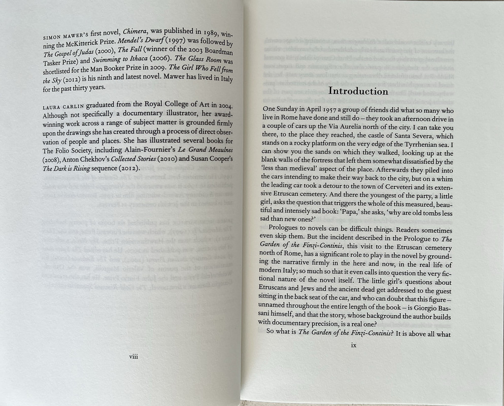 Folio Archives 356: The Garden of the Finzi-Continis by Giorgio Bassani ...
