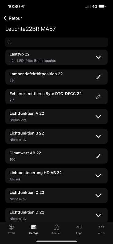 MK7 full LED tail lights dynamic coding fault - OBDEleven - VWROC - VW R Owners Club