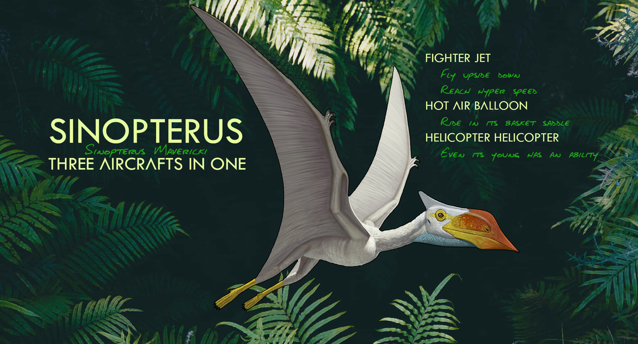 Sinopterus mavericki... 3 AIRCRAFTS IN ONE ! - Creature submission ...