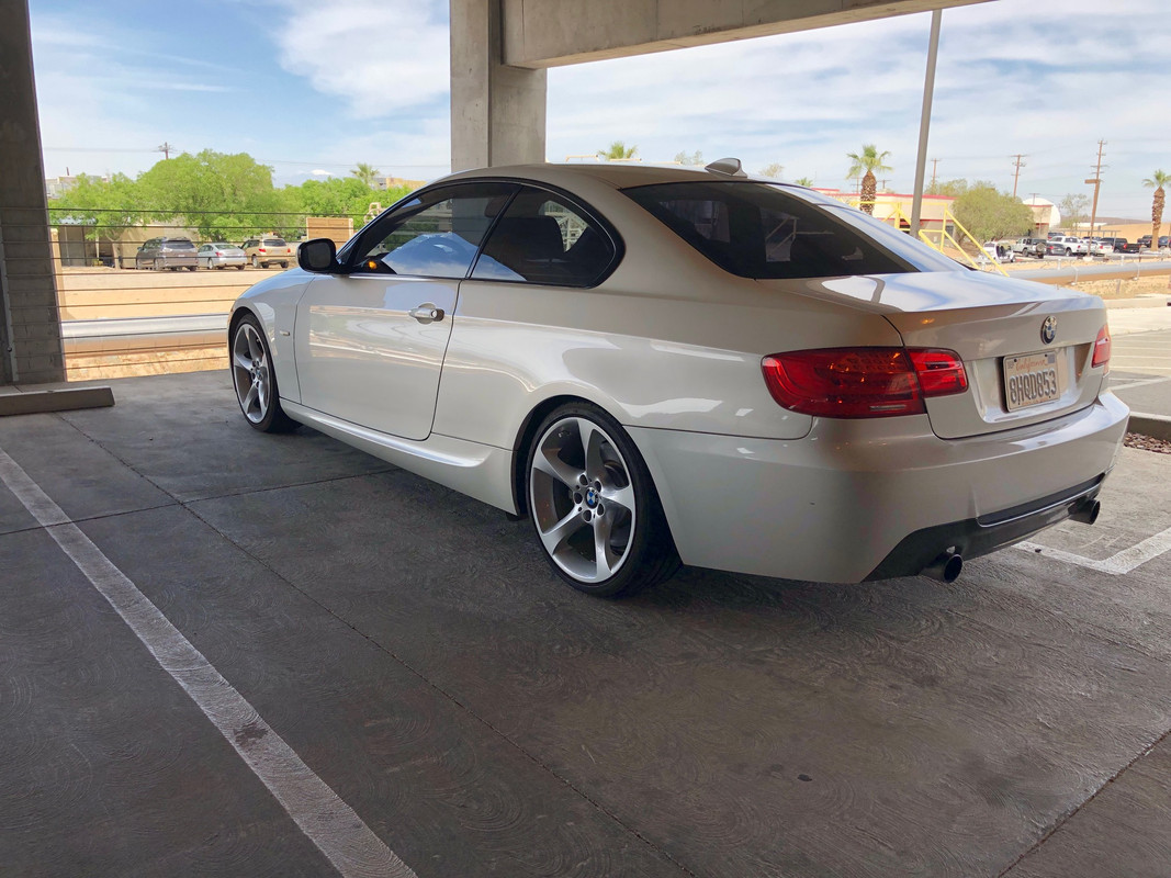 2012 BMW E92 M-Sport, Shadowline, Mineralweiss Metallic w/ 230 Wheels Build