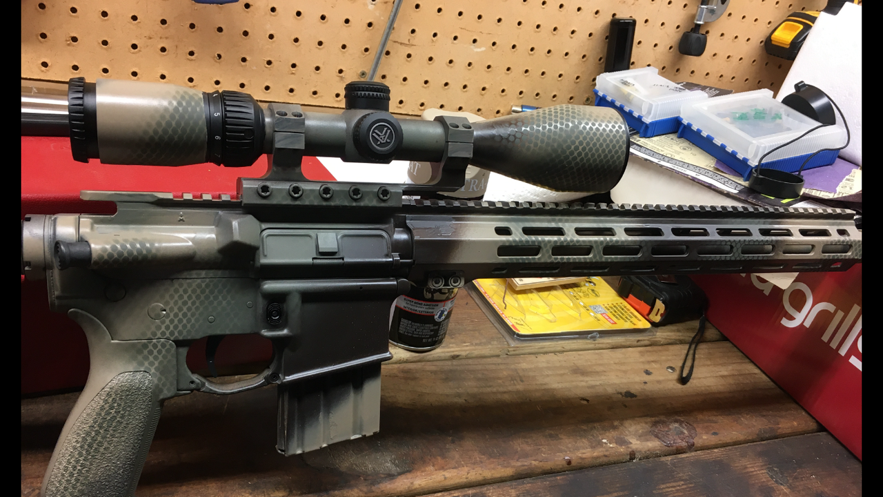 AR-15 rattle can paint job pics > Refinishing > AR15.COM