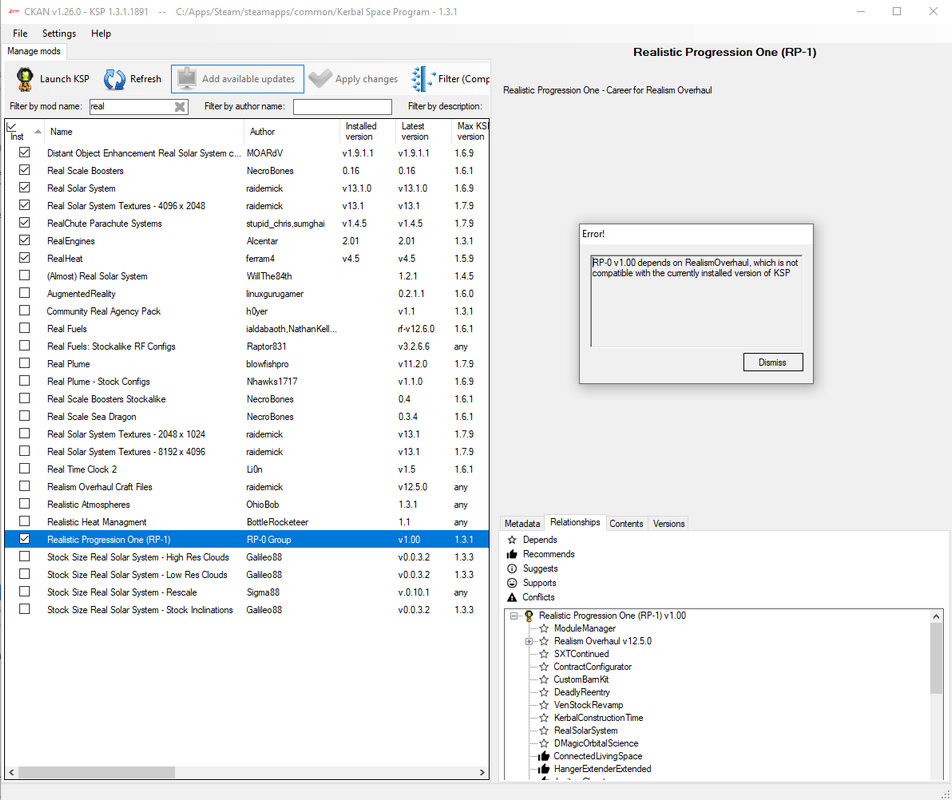 CKAN (The Comprehensive Kerbal Archive Network); v1.28.0 - Dyson - Page ...
