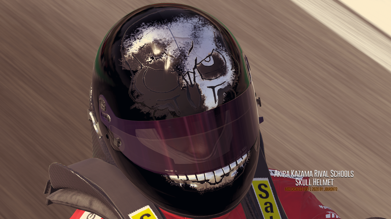 [F1_2021 Helmet] Akira Kazama Rival Schools -Cranium- 1_02 – When ...