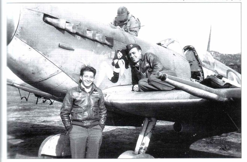 Are those things under the wings of this USAAF Spitfire bomb brackets ...