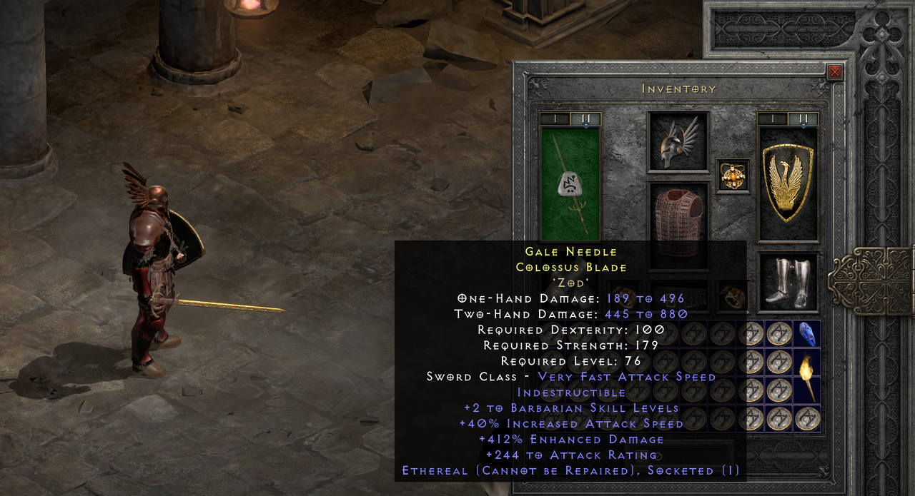 2barb Skill 40ias Eth Cruel Colossus Blade - Topic - d2jsp