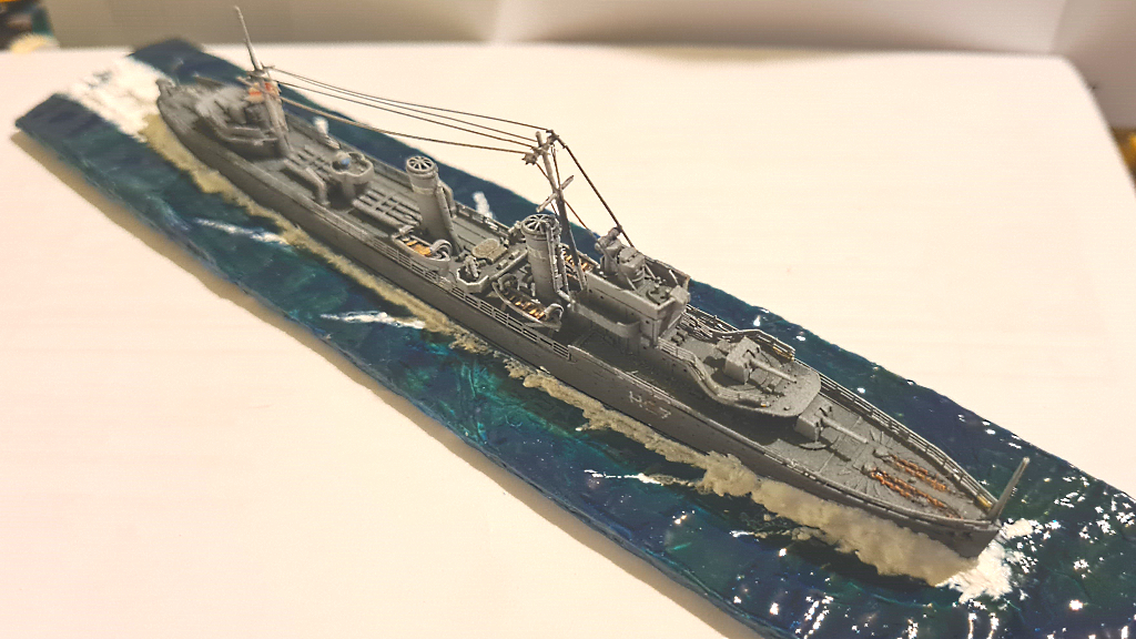 Tamiya 1/700 'E' class British destroyer - H.M.S. Electra - Ready for ...