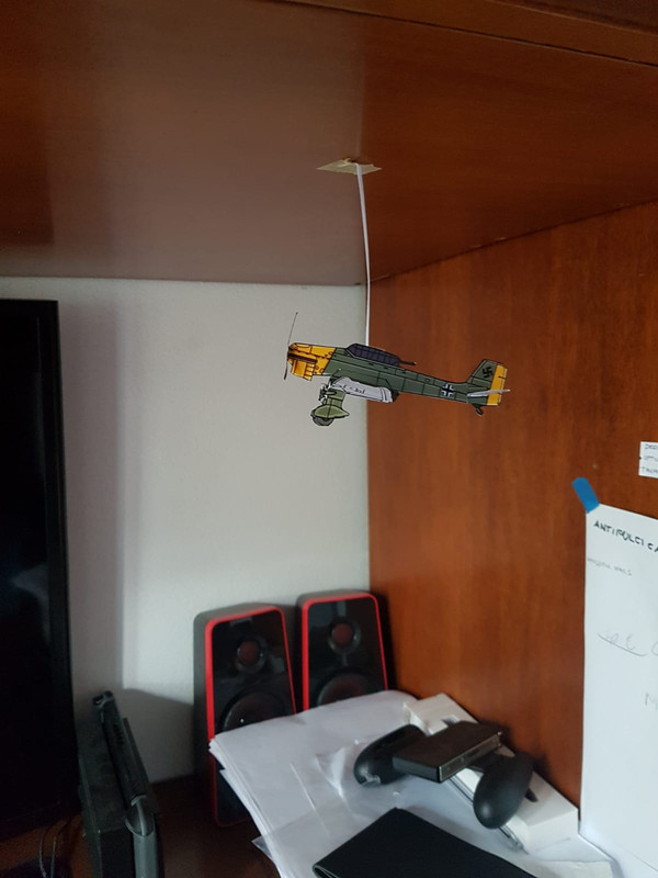 antohammer paper miniatures stuka ju 87 b dive bomber made of pa ...