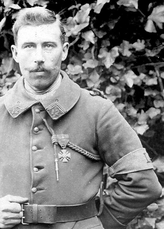 1919 1920 Agent de liaison 12e Cuirassiers à pied — Postimages