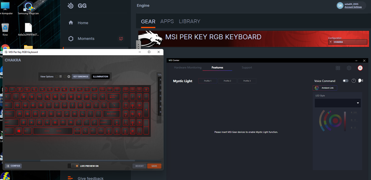 Steel Series GE76 keyboard Driver Needed | MSI Global English Forum
