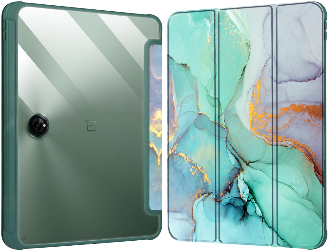 SKU One Plus Pad Go Hybrid Marble Green 1 — Postimages