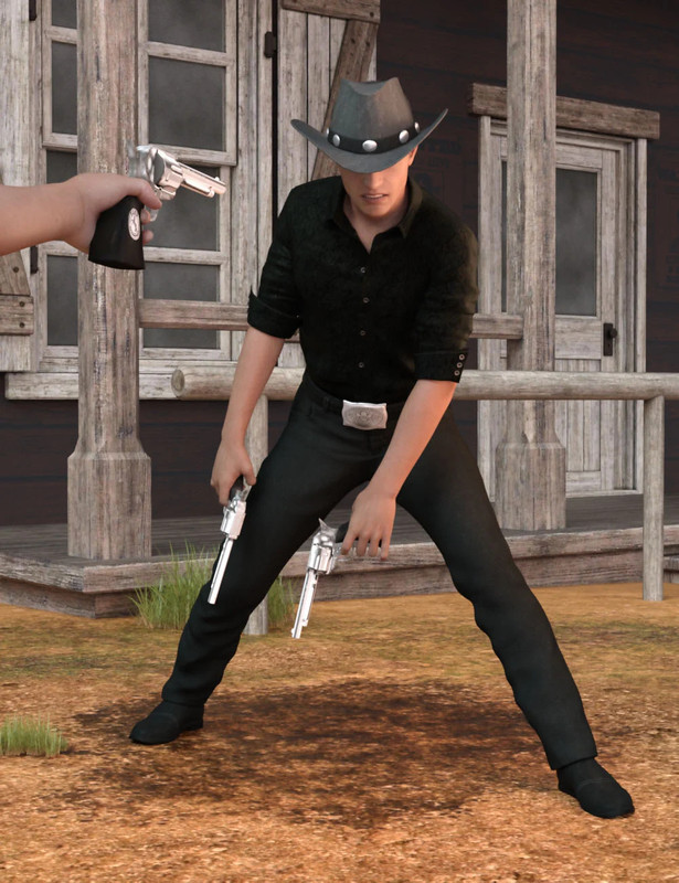 Western Male Poses For Genesis 8 Male 2025 - Free Daz 3D Models