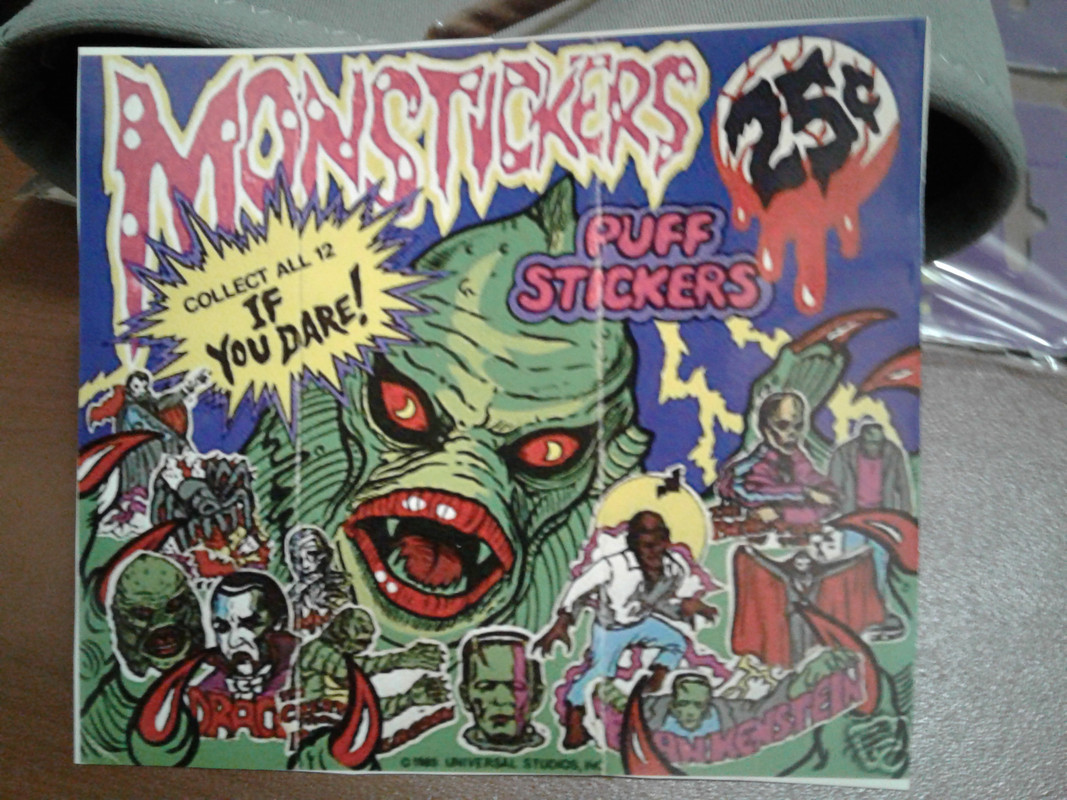 1980s Universal Monsters Puffy Stickers - Page 2