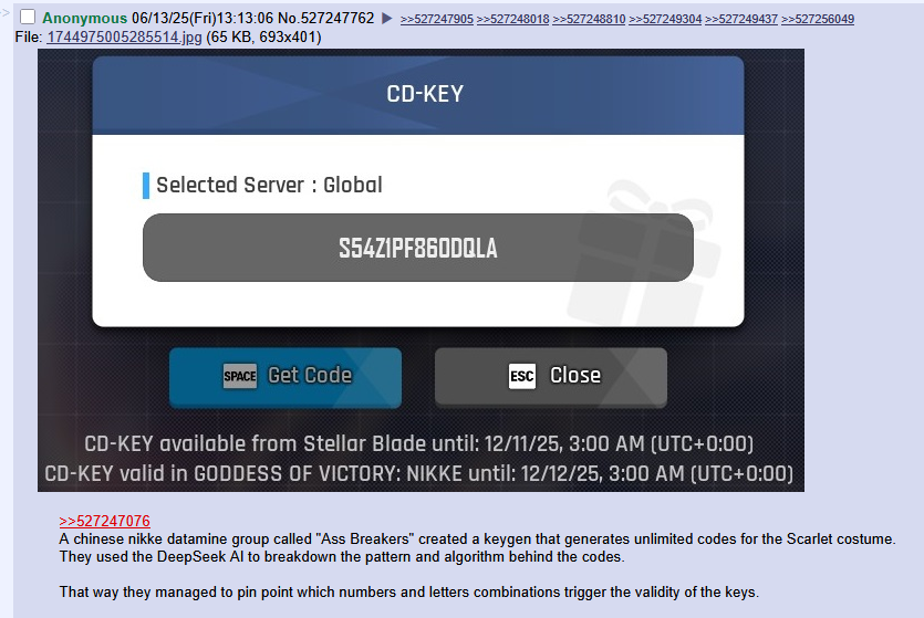 dont buy nikke CD key :: Stellar Blade™ General Discussions