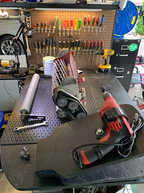 Backlapping Stand for drill | Lawn Care Forum
