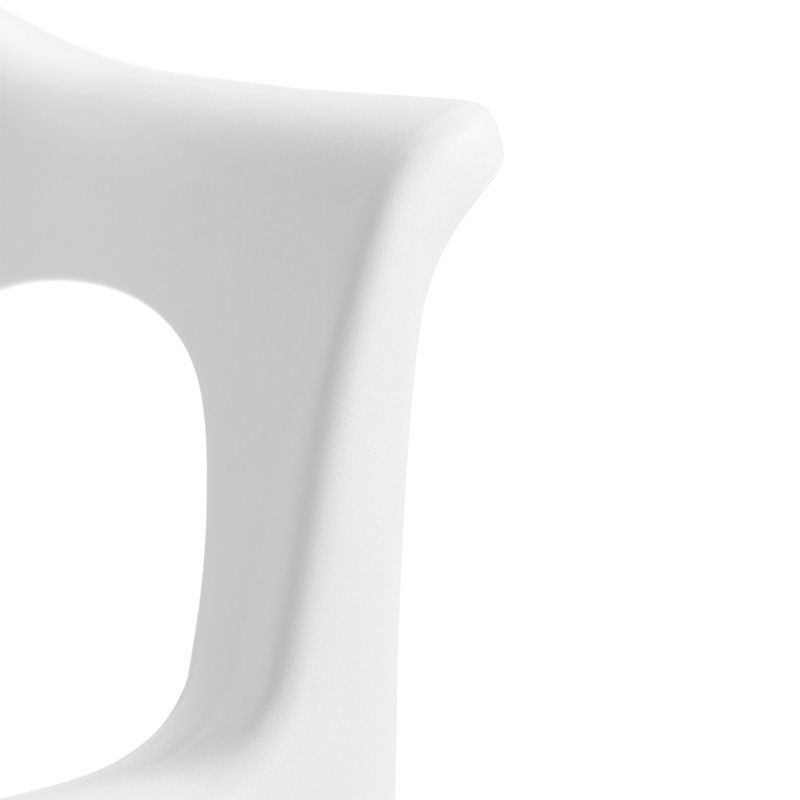 5604916054574 CADEIRA LISA CONJUNTO de 4 UNIDADES BRANCO TENSAI FURNITURE lisa chair in white ...