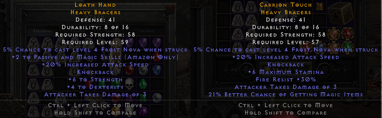 ~ 2 Pm 20 Ias Kb Gloves ~ - Topic - d2jsp
