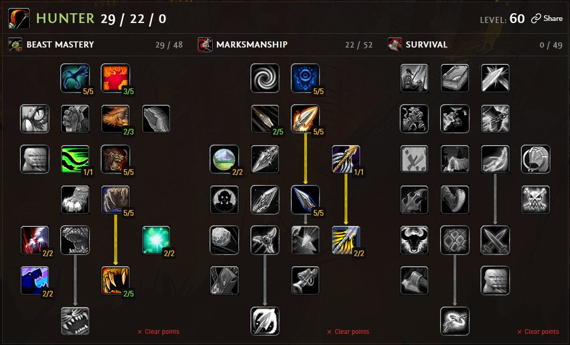 BM hunter and spec - Turtle WoW