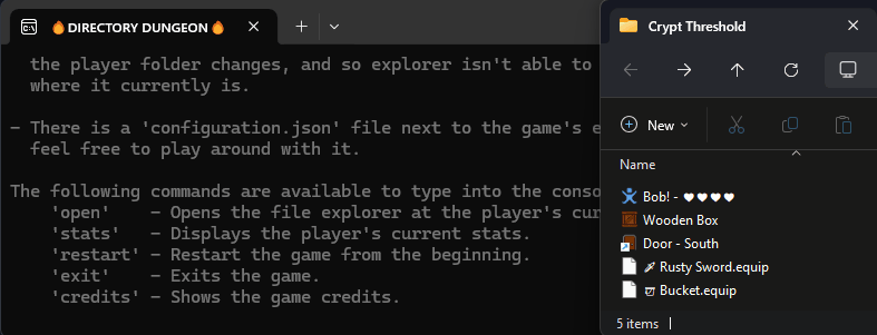 Directory Dungeon - File Explorer Dungeon Crawler Windows game - IndieDB