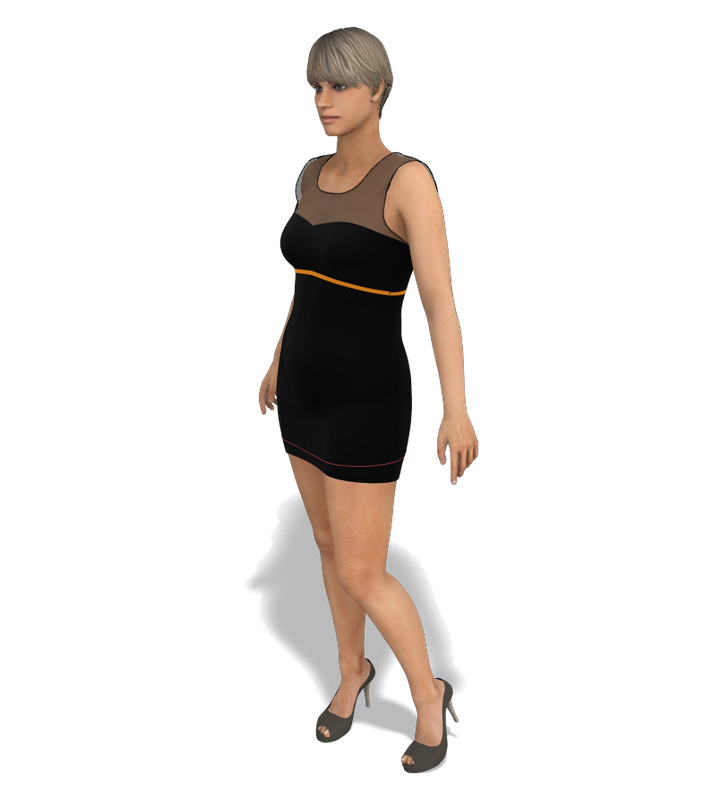 Black Thin Dolly Set 2025 - Free Daz 3D Models