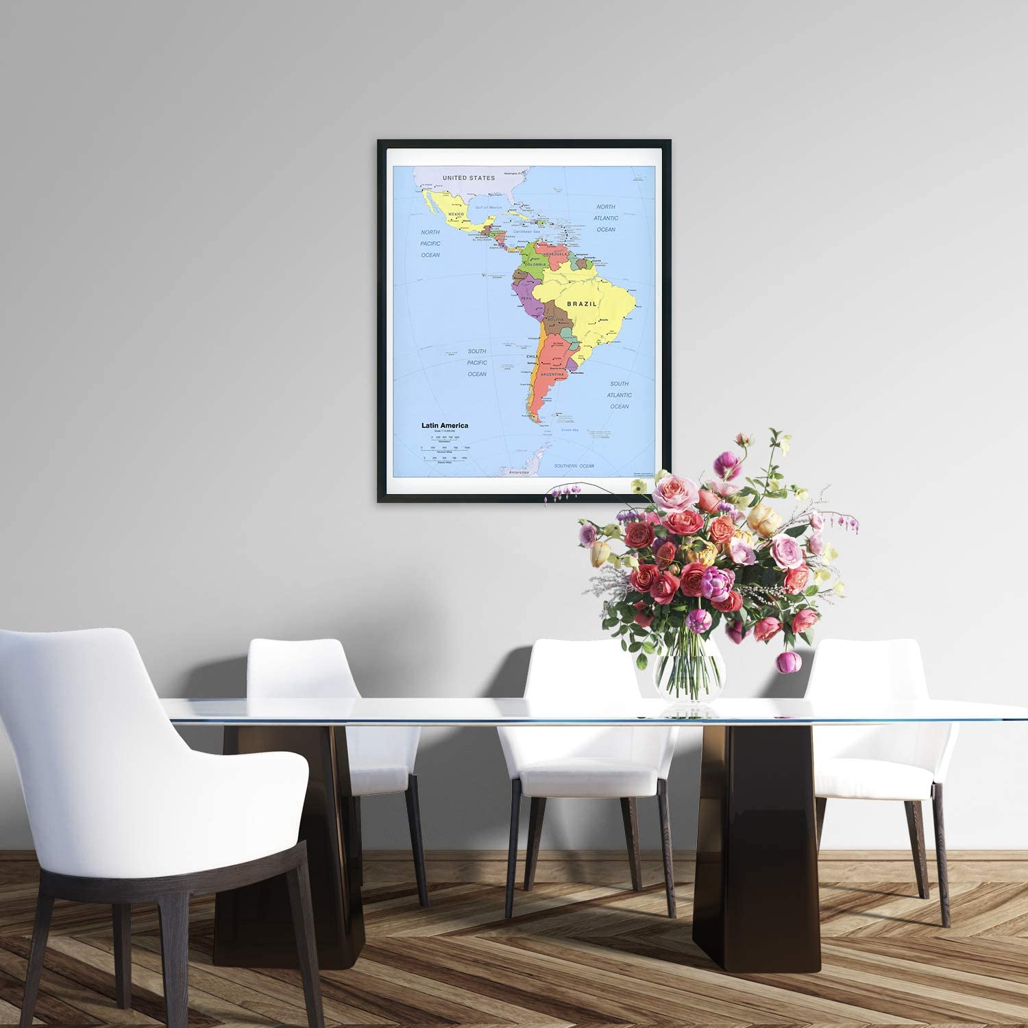 2006 Map of Latin America Poster - Latin America Wall Art Decor Print ...