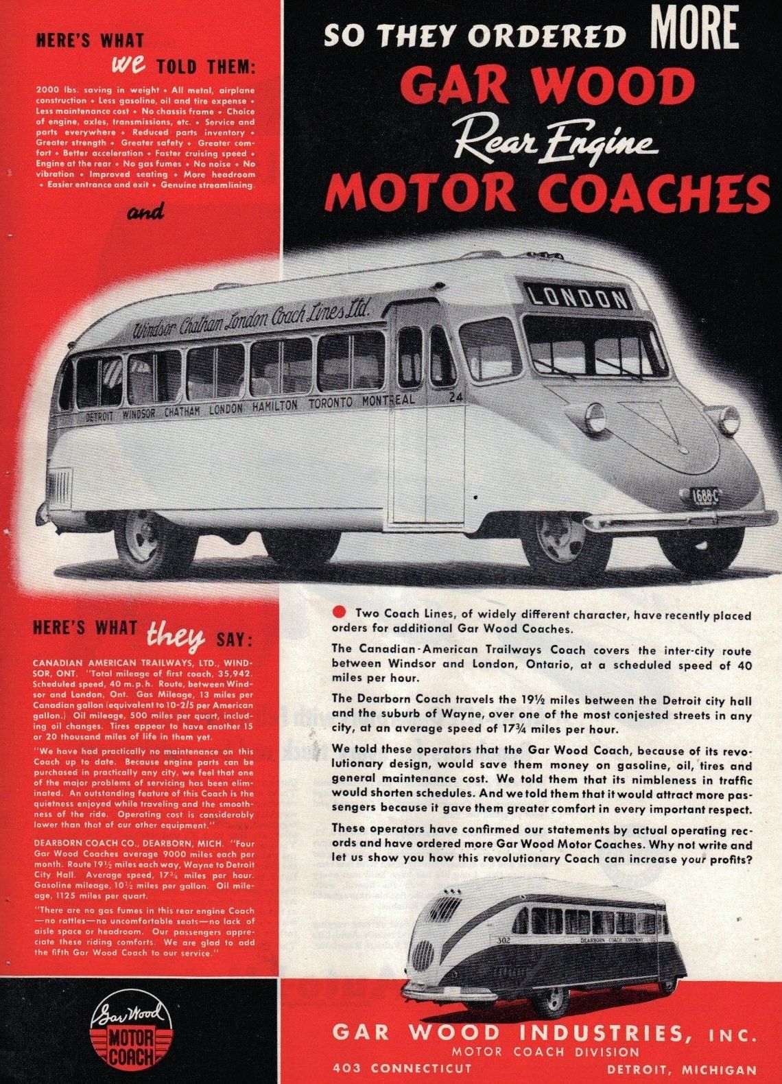 Gar Wood '36 They Ordered More — Postimages