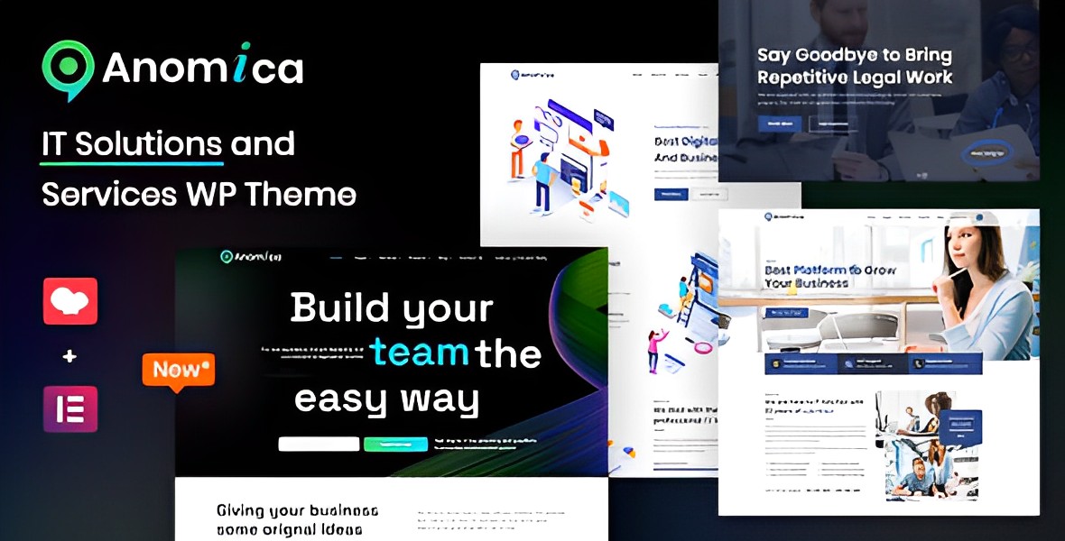 Anomica – IT Solutions And Services WordPress Theme – Bliter GPL
