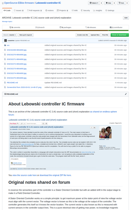 Lebowski controller IC 2.B0 source code and (short) explanation | Endless Sphere DIY EV Forum
